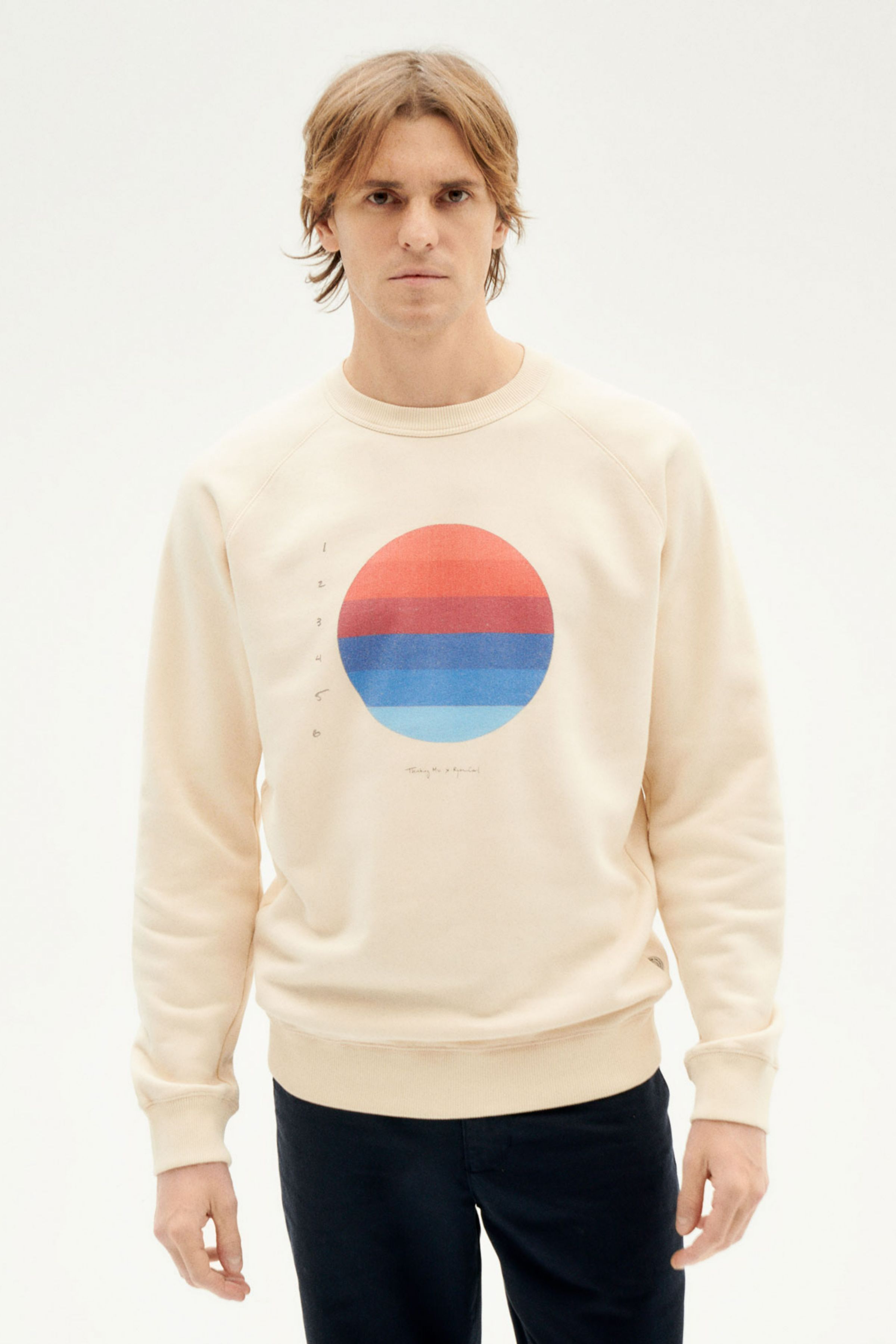 Thinking MU Sweatshirt Horizon Off White | Loveco