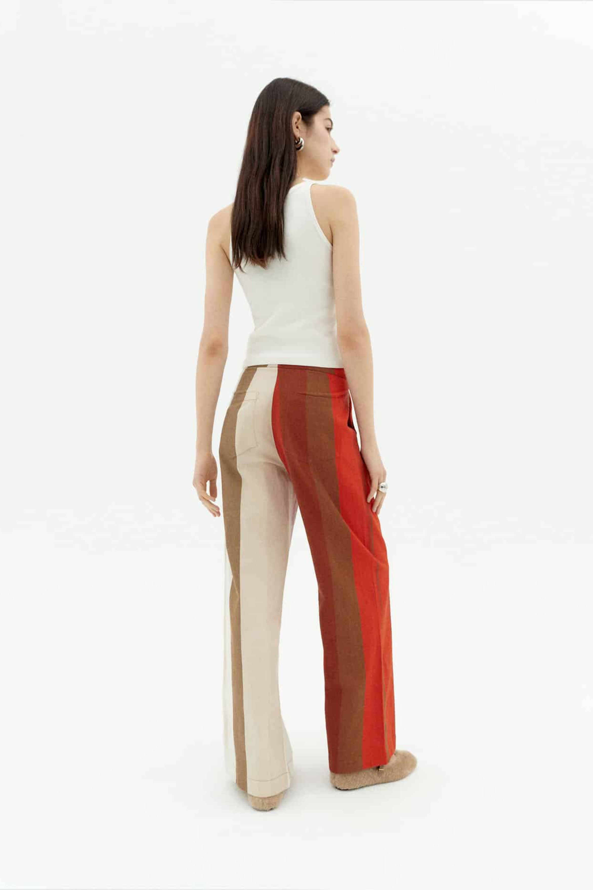 Thinking MU Hose Manolita Stripes Braun | Loveco