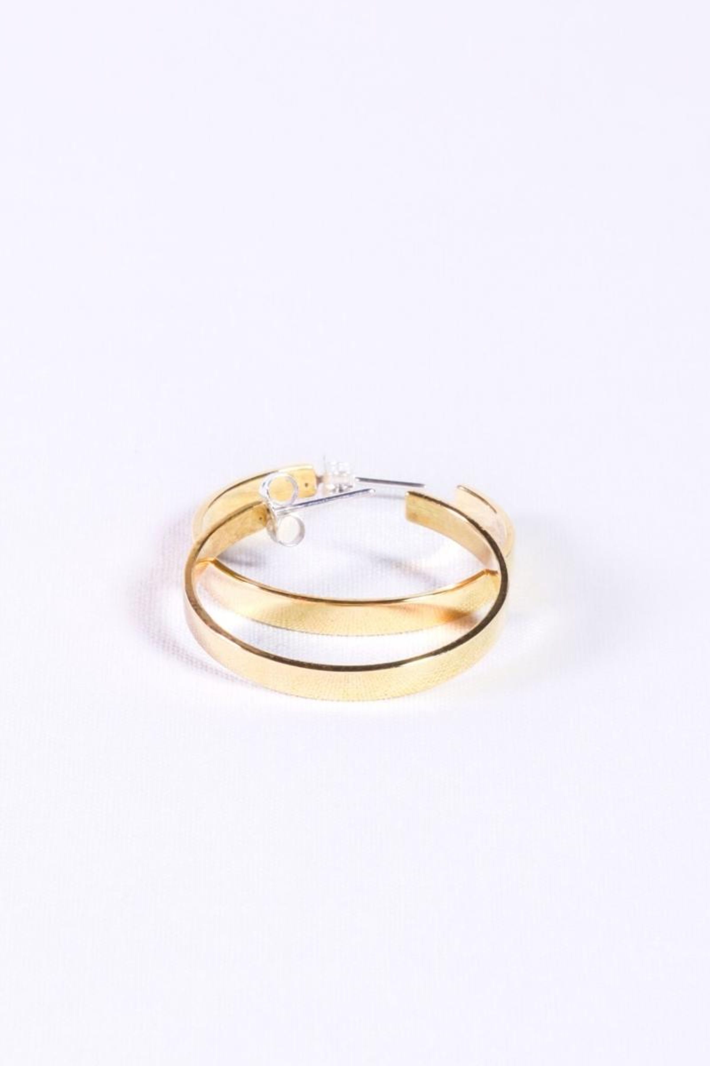 umiwi Creolen Hammered Messing | Loveco