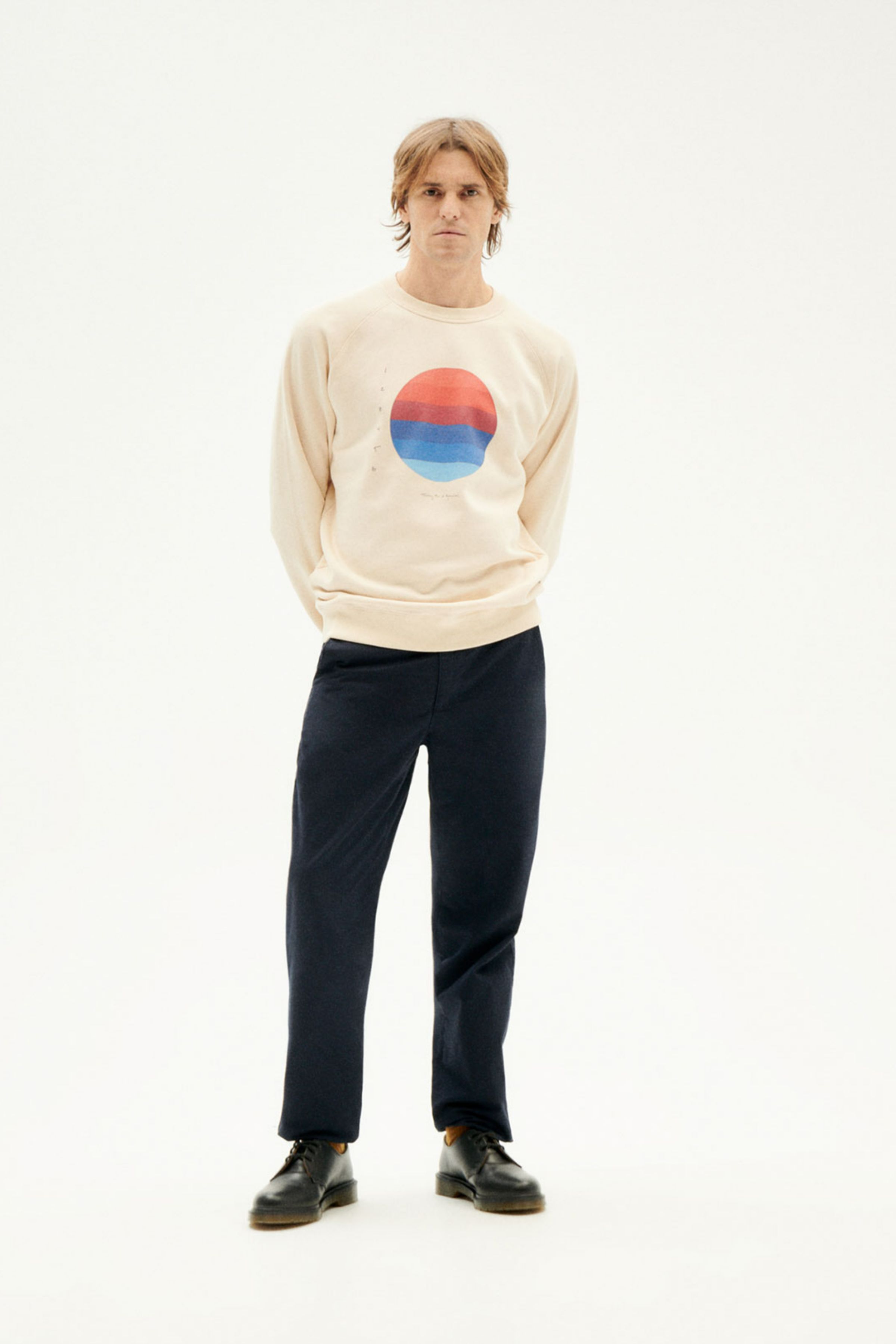 Thinking MU Sweatshirt Horizon Off White | Loveco